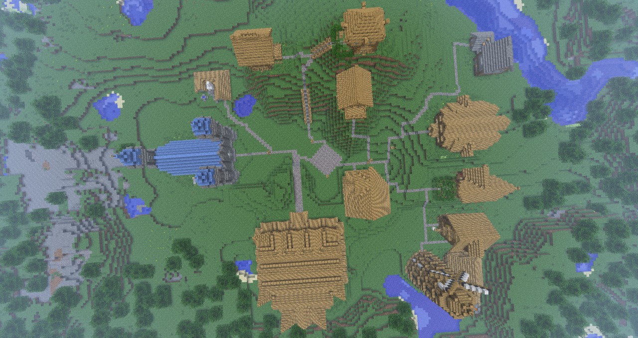 Medieval Village Minecraft Map
