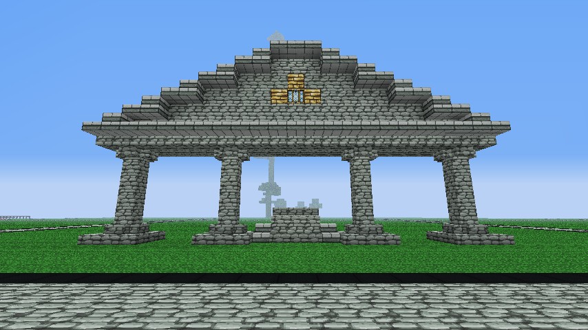 Roman Courtyard Minecraft Map