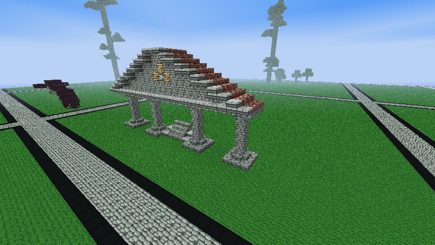 Roman Courtyard Minecraft Map