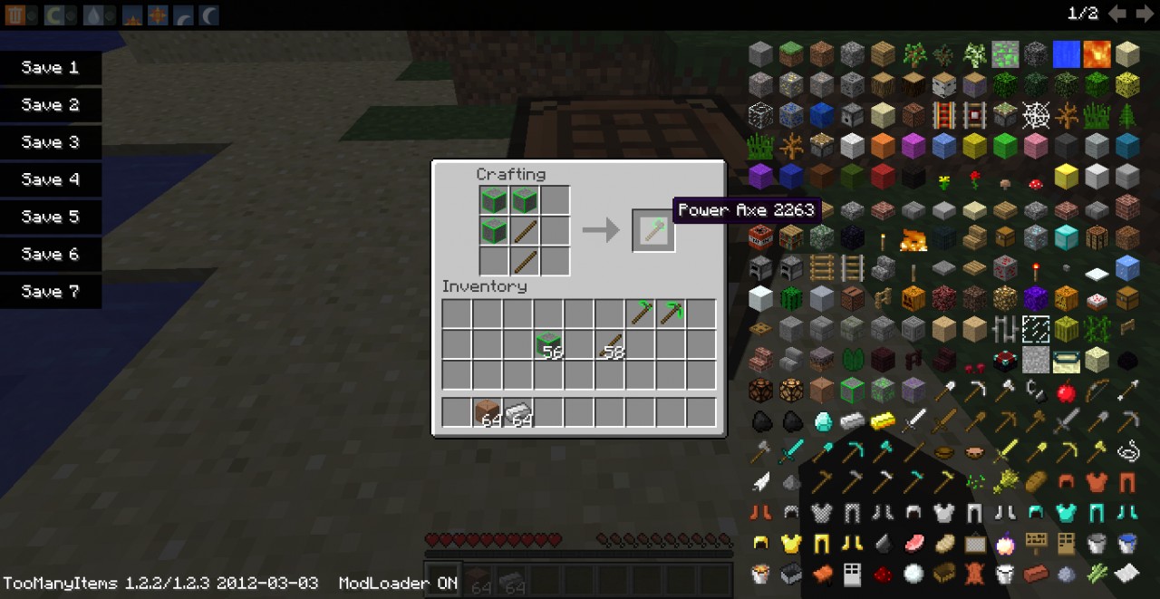 PowerTools (ModLoader) Minecraft Mod