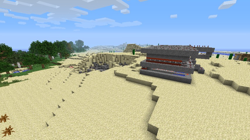 Double Round TNT Cannon Minecraft Map