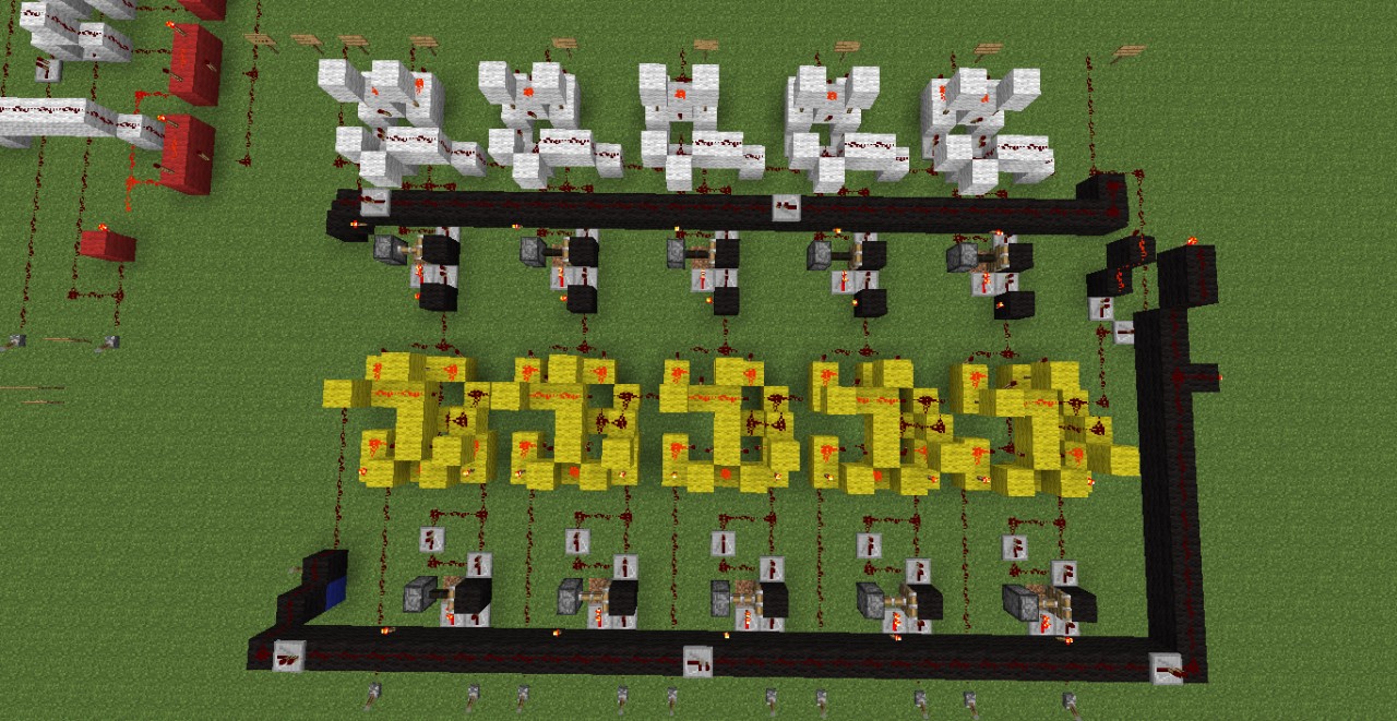 2-in-1 Adder/Subtractor with a sign bit Minecraft Map