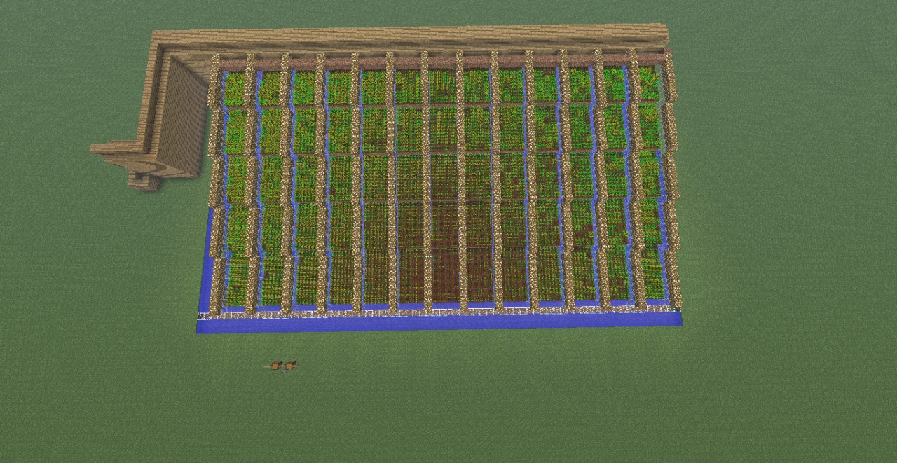Big Automated Wheat Farm Minecraft Map