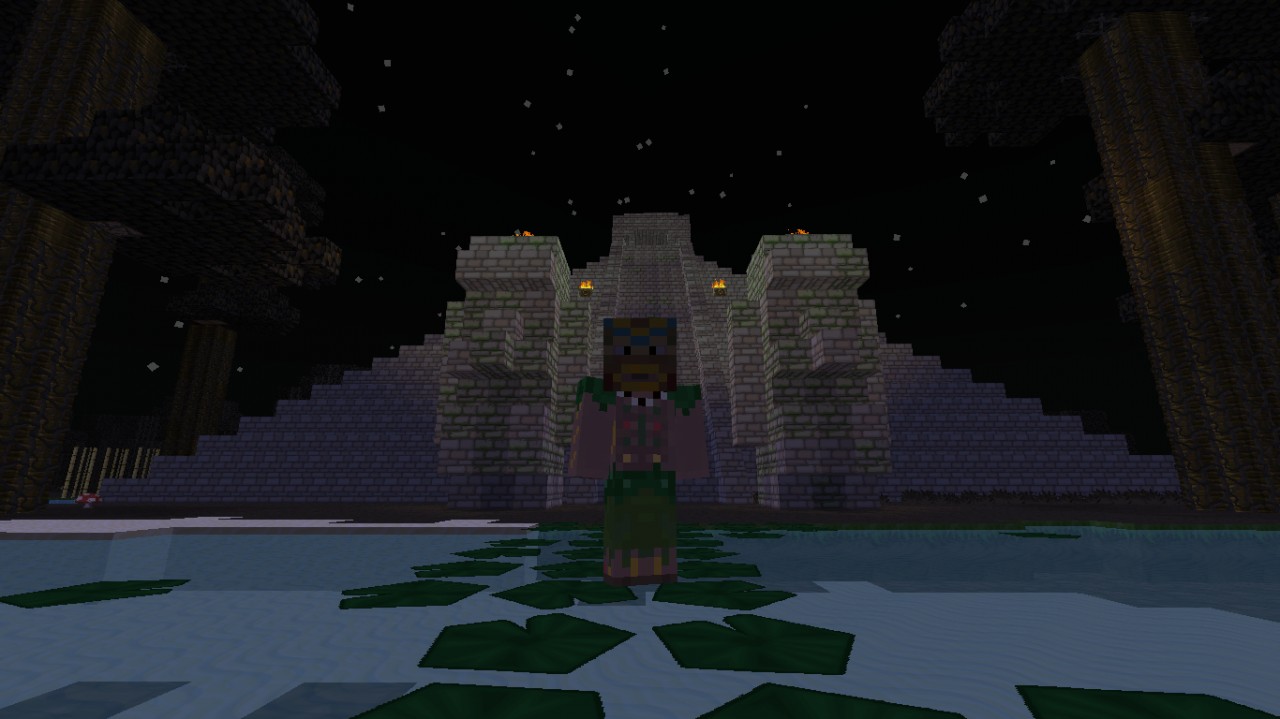 The curse of Um' Bongos treasure parkour and adventure Minecraft Map