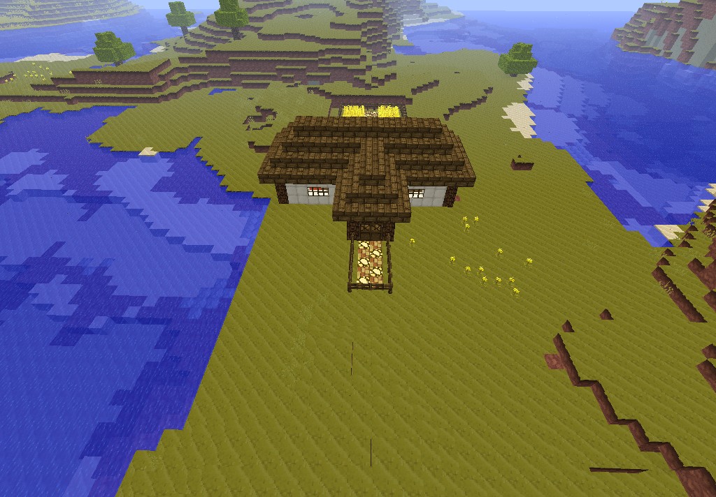Farm House with small farm Minecraft Map
