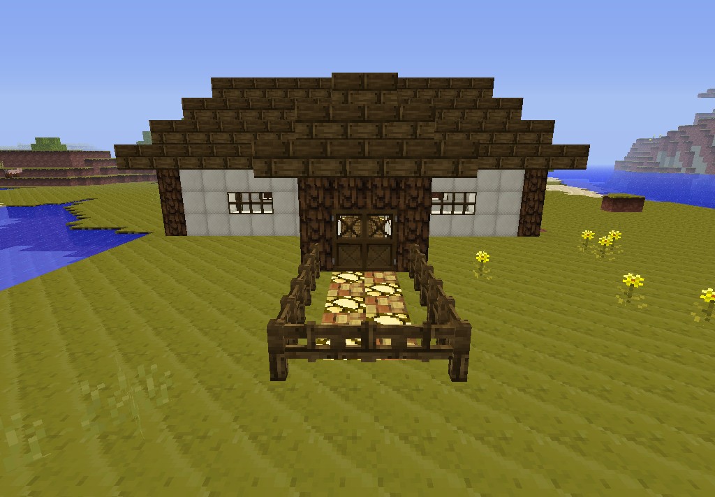 Farm House with small farm Minecraft Map