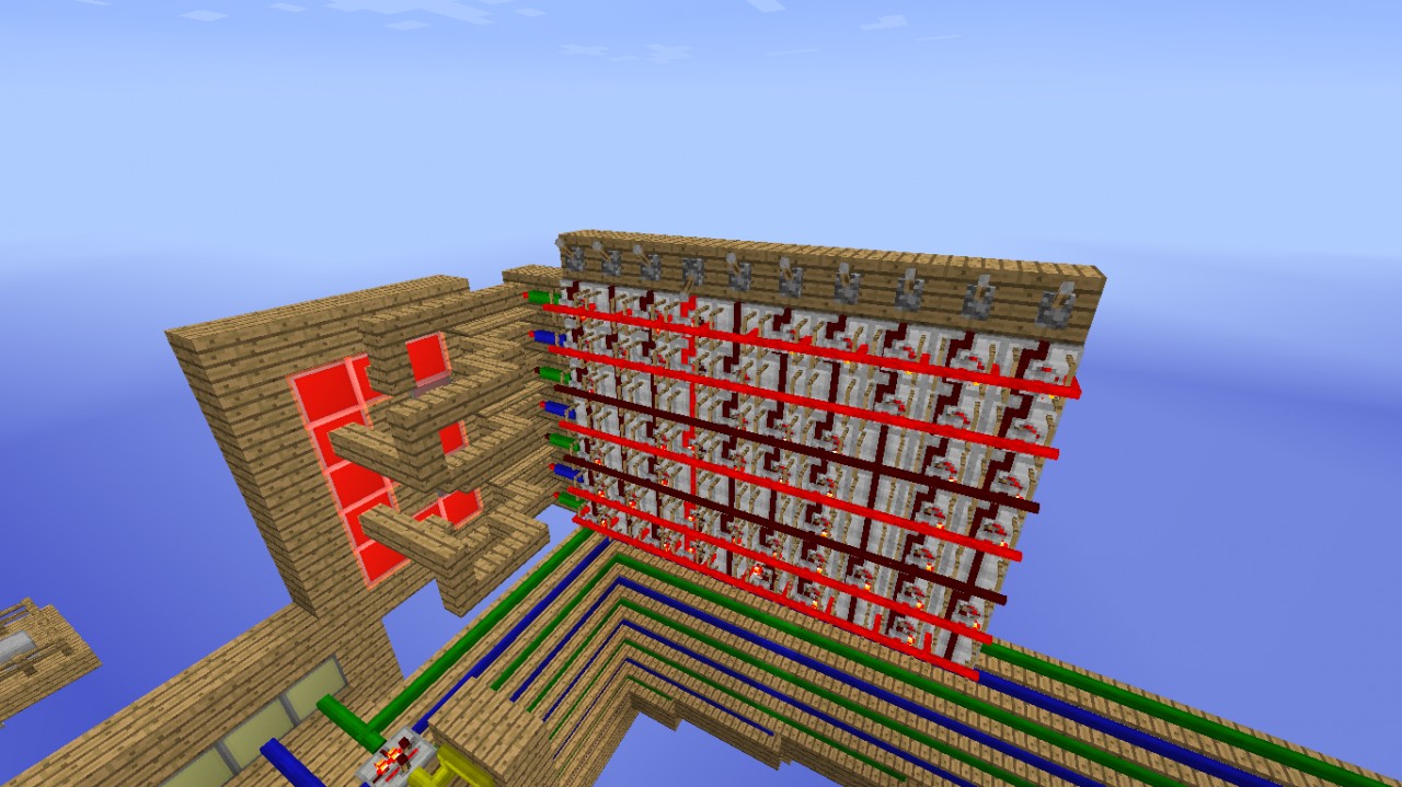 minecraft pong using redpower Minecraft Map