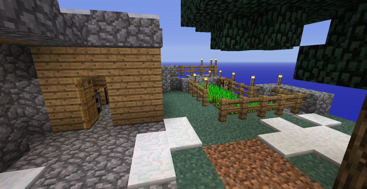 Half way SkyBlock 2.1 Minecraft Map