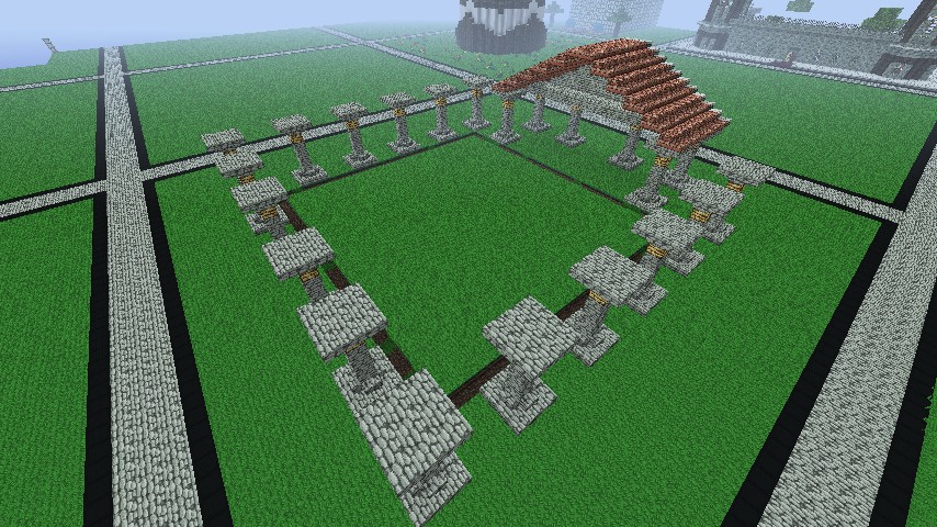 Roman Courtyard Minecraft Map
