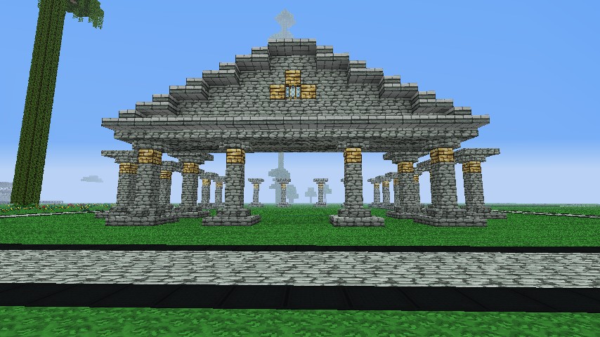 Roman Courtyard Minecraft Map