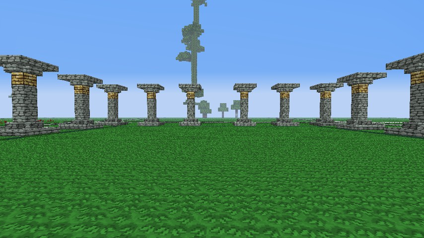 Roman Courtyard Minecraft Map