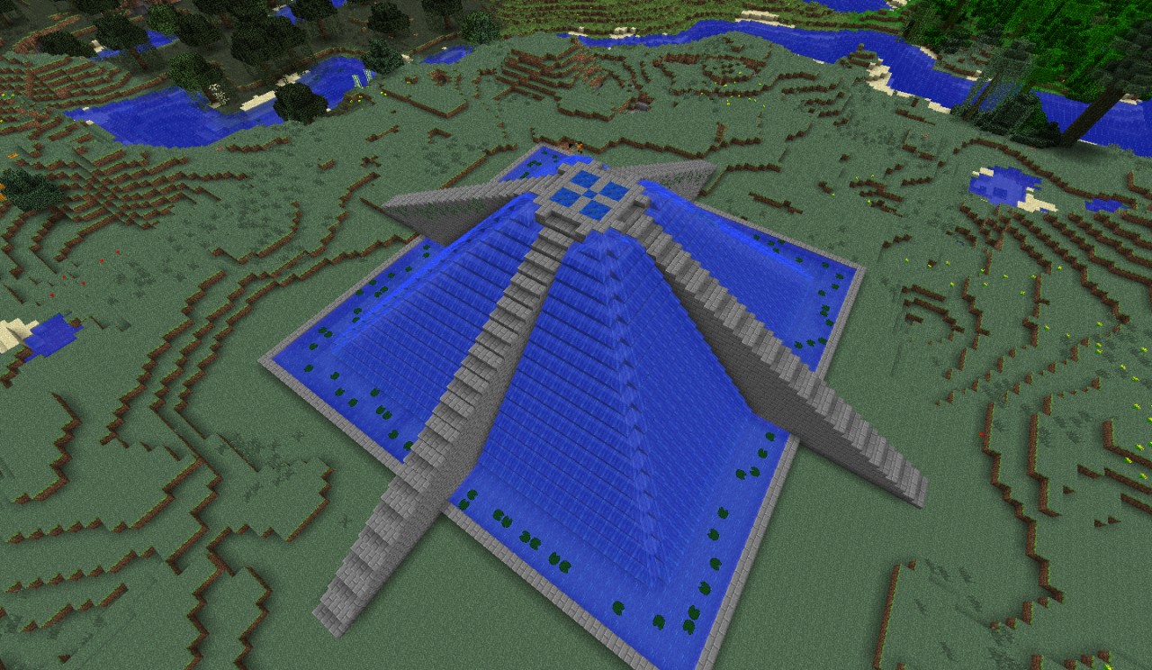 Hydrocraft Spawn Temple Minecraft Map