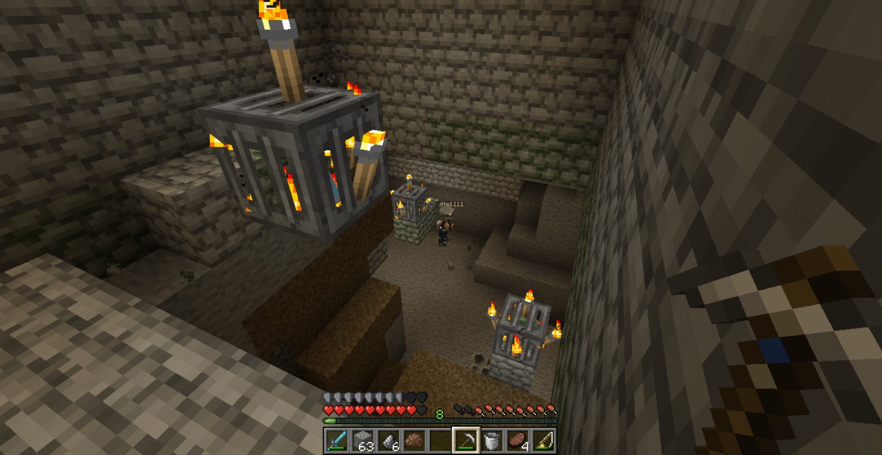 triple mob spawner Minecraft Map