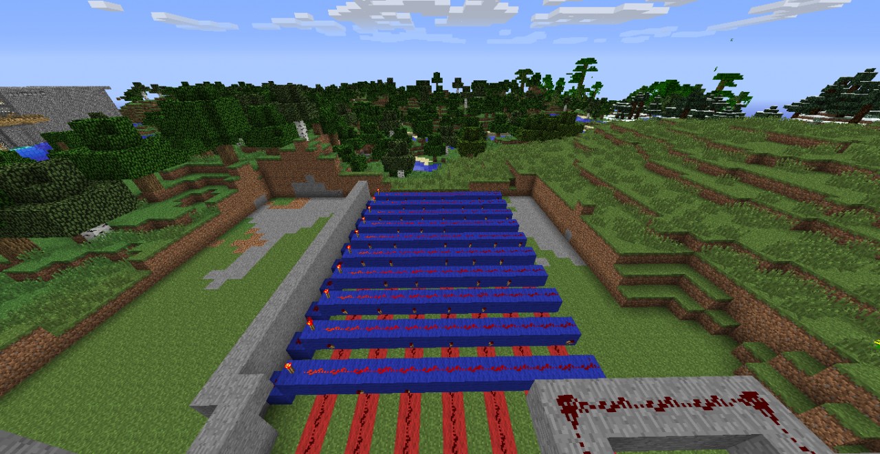 7 Segment Display Configurable Minecraft Map