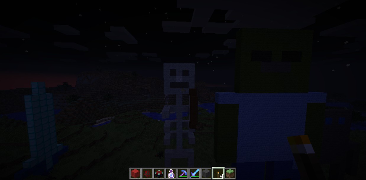 sculpures of the enemys Minecraft Map