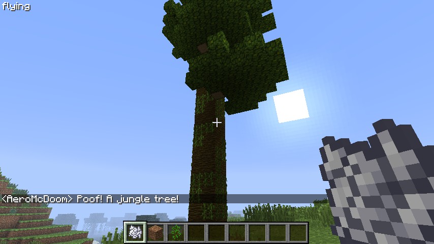 How to make a jungle tree. Minecraft Map