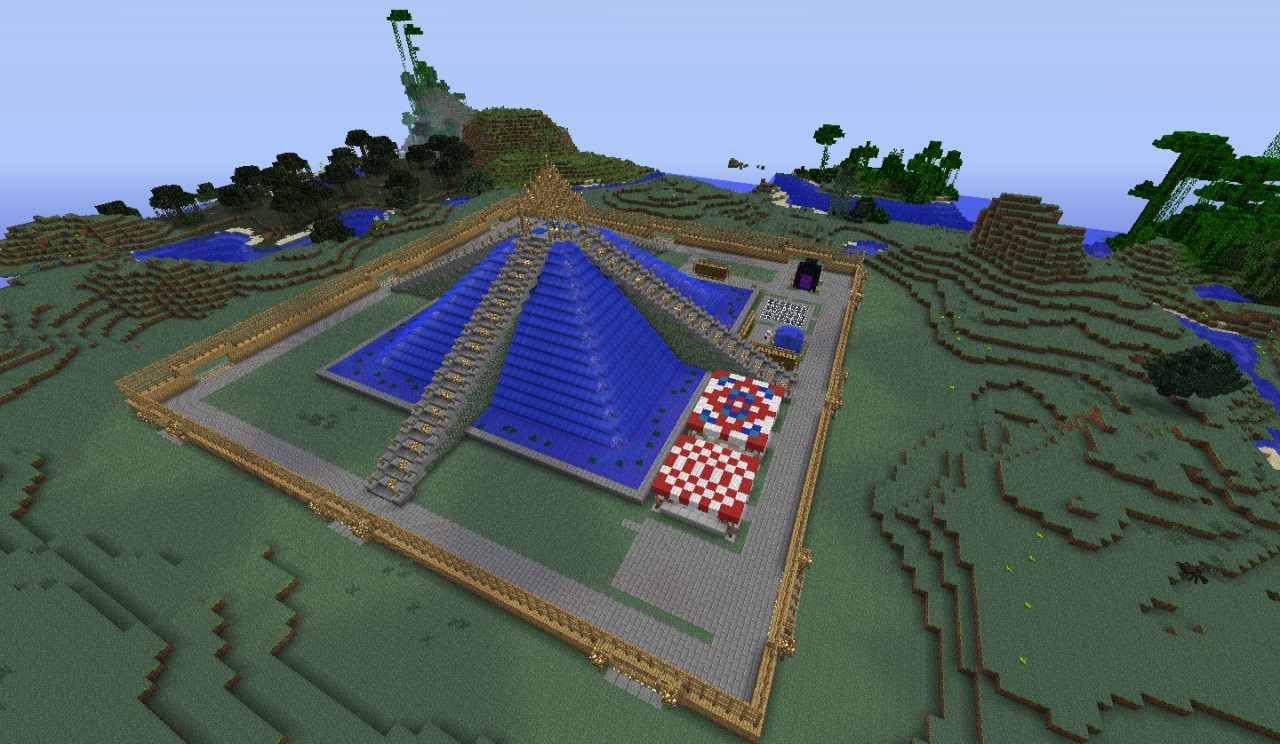 Hydrocraft Spawn Temple Minecraft Map