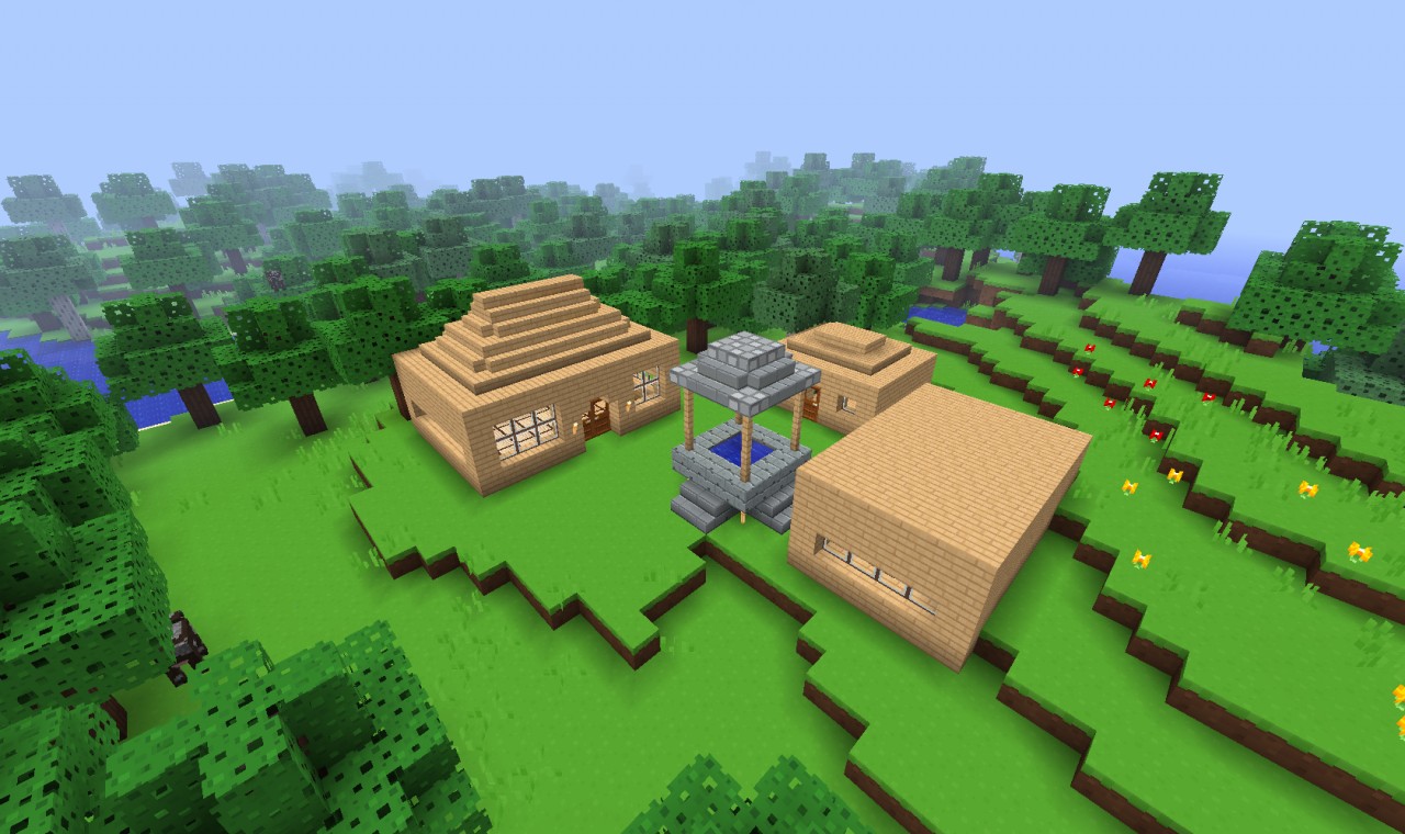 Small Peaceful Villlage Minecraft Map
