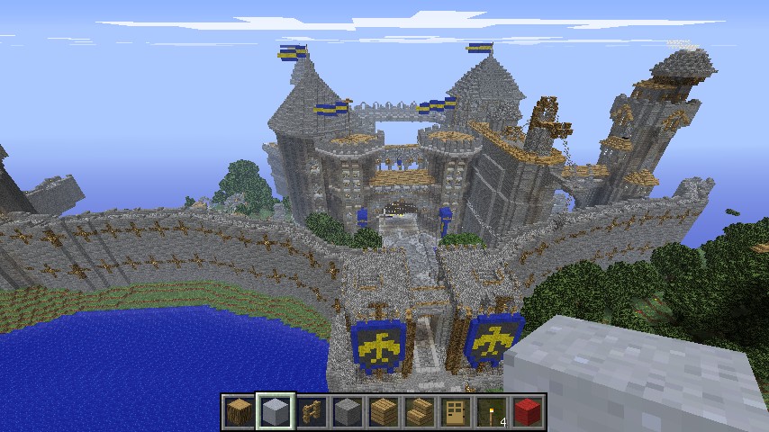 wooden castle Minecraft Project