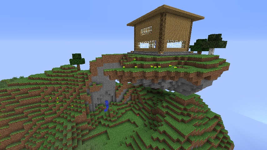 Floating Island House Minecraft Map