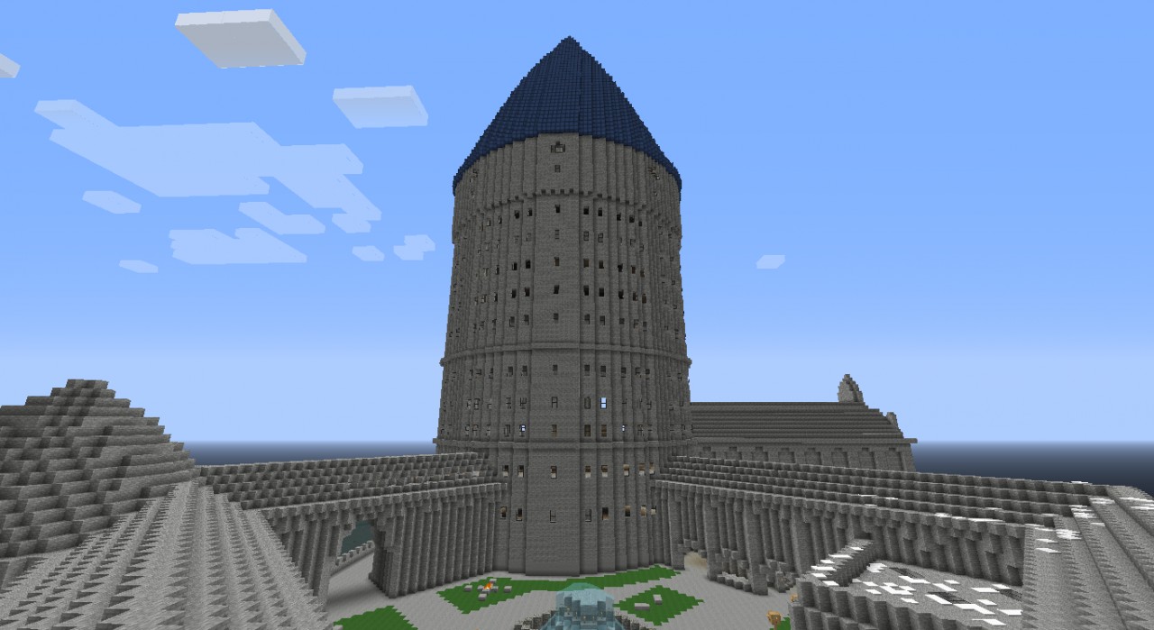 Roof of Grate Staircase / Dach Wielkiej Klatki Schodowej Minecraft Map