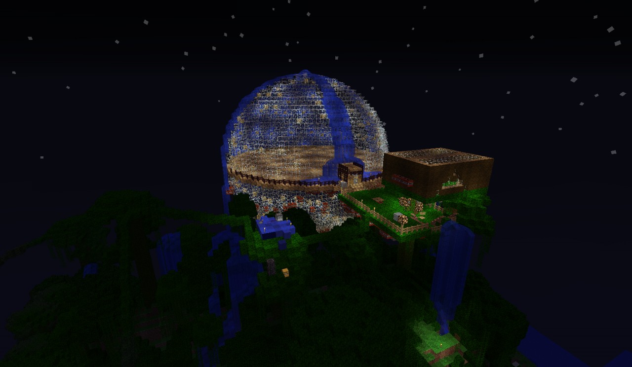 my tree house dome Minecraft Map