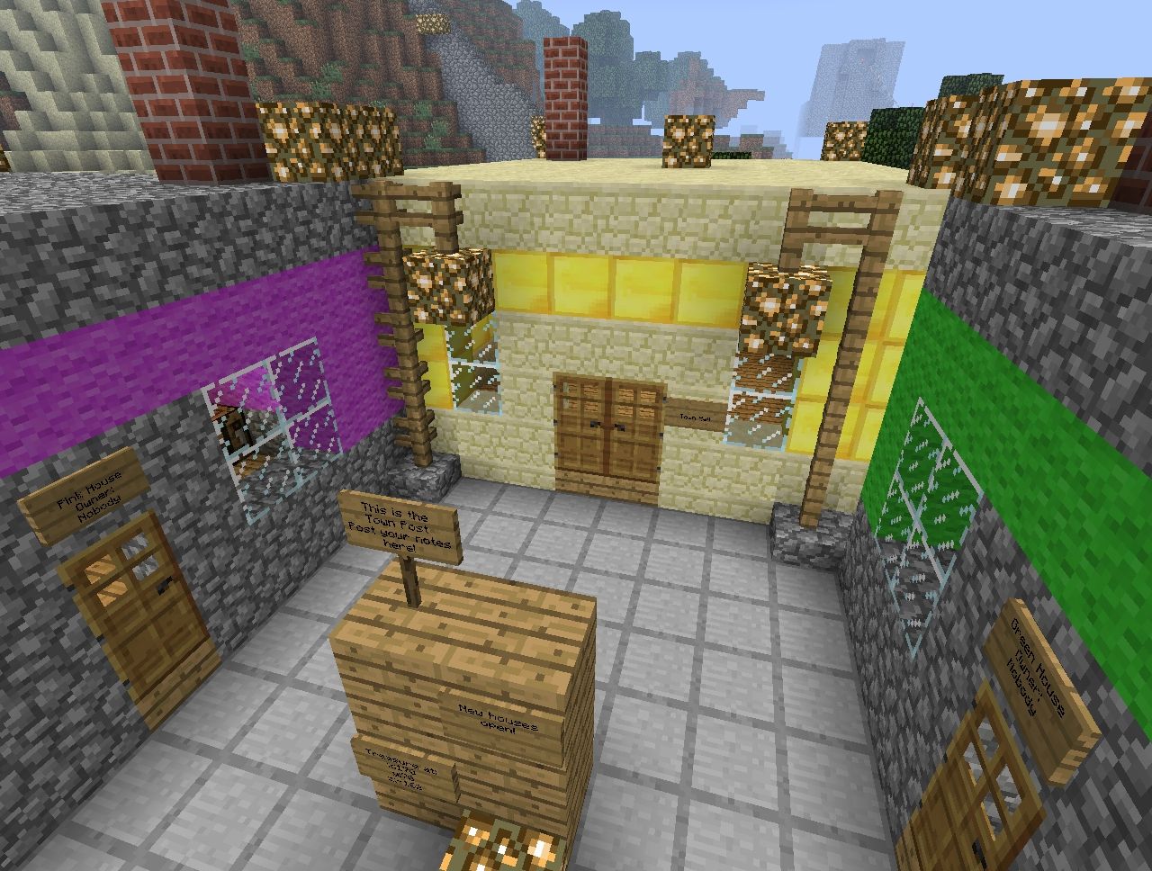 My First Village Minecraft Map