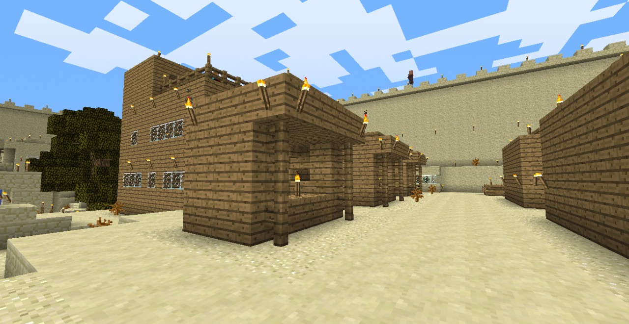 City in the Desert Minecraft Map