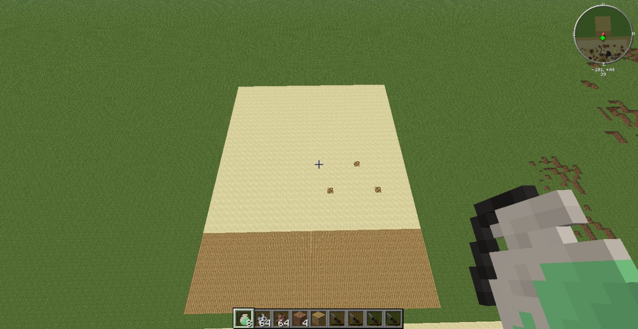 war zone with firing range ( need the mod nerdboy64s-SimpleGuns-v40-MC ...