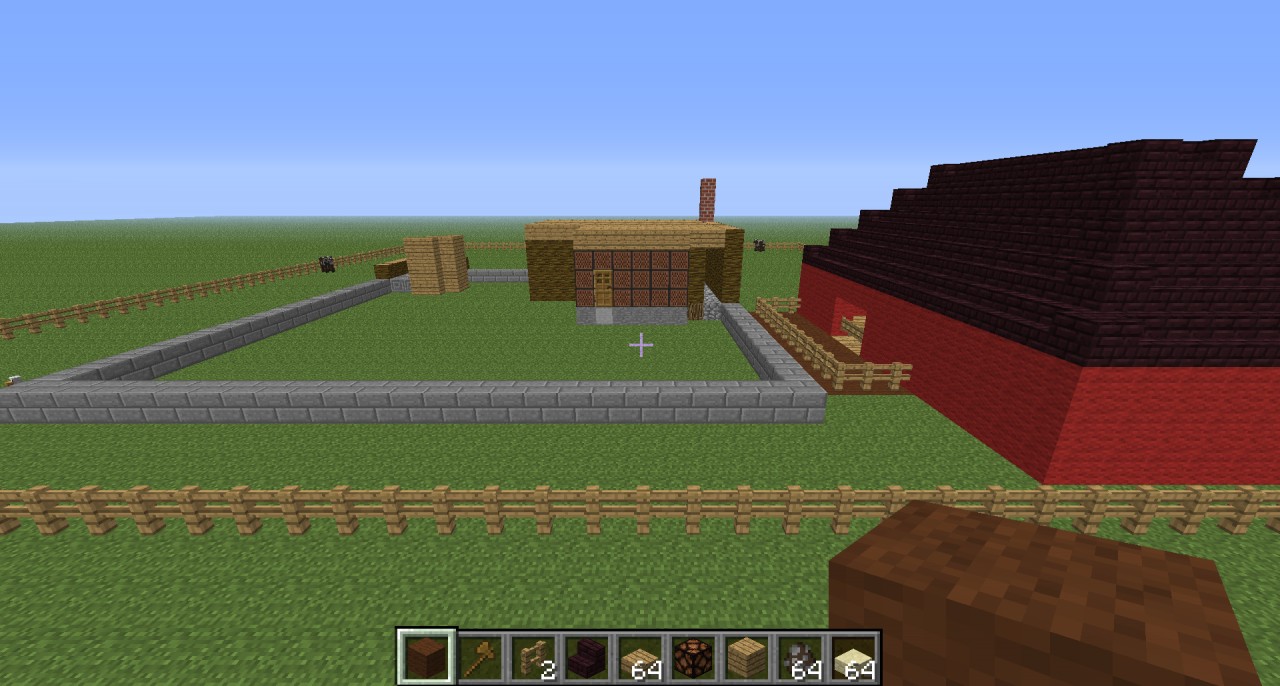 Small Farm-House with a Farm Minecraft Map