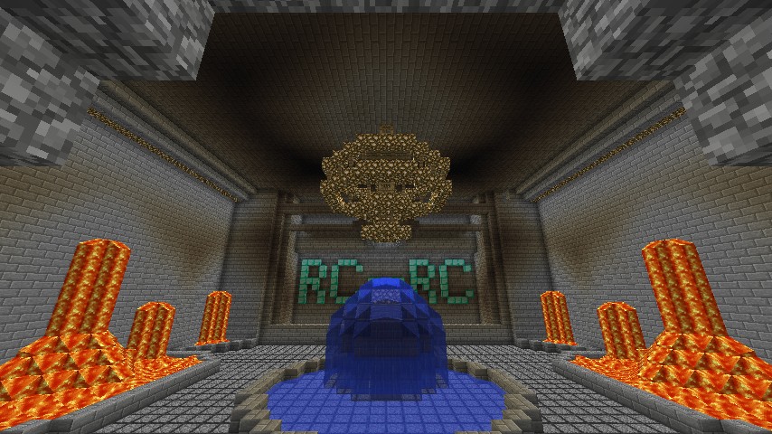 The FINISHED Inside Of My Spawn Building Minecraft Map