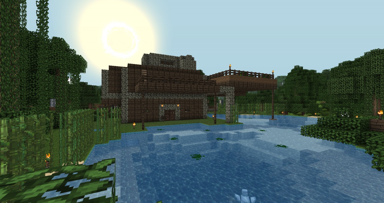 Very Efficient Minecraft Home (With Secrets) Minecraft Map