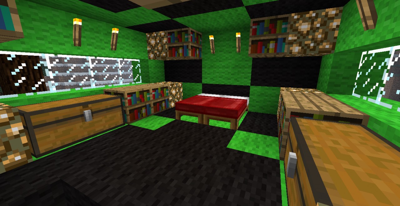 Creeper House Minecraft Map