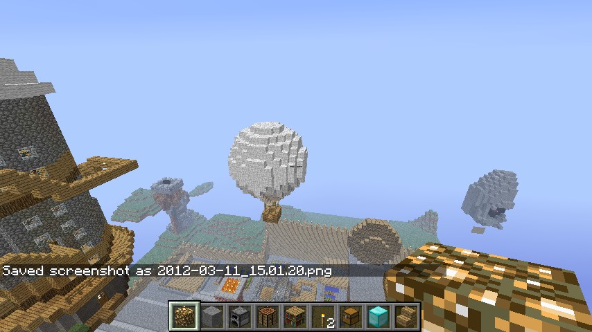 lavabukets skyworld Minecraft Map