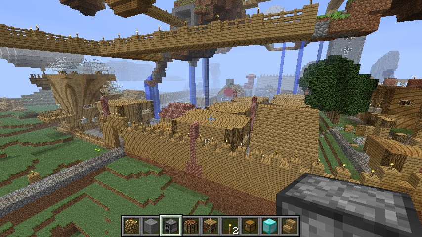 lavabukets skyworld Minecraft Map