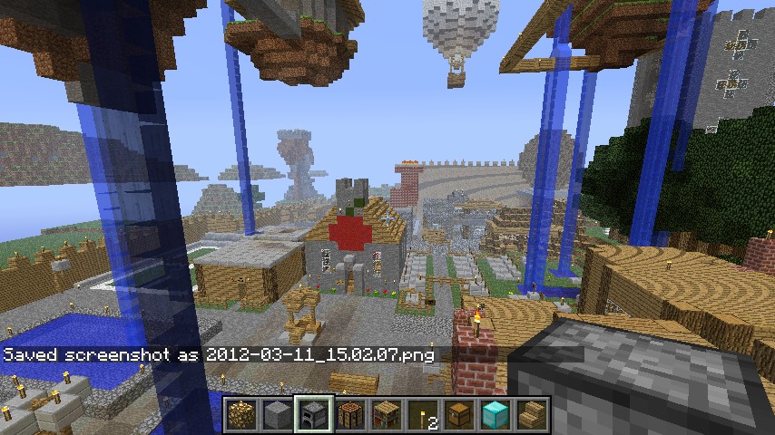 lavabukets skyworld Minecraft Map