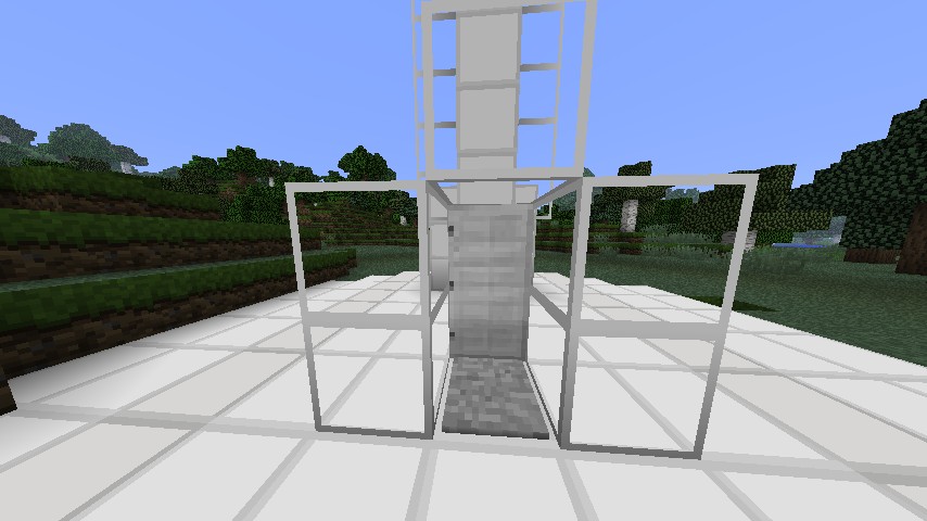 Space-Themed Bulding using Future Pack Texture Pack Minecraft Map