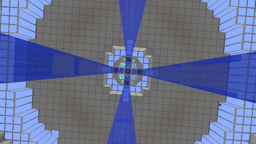 Space-Themed Bulding using Future Pack Texture Pack Minecraft Map