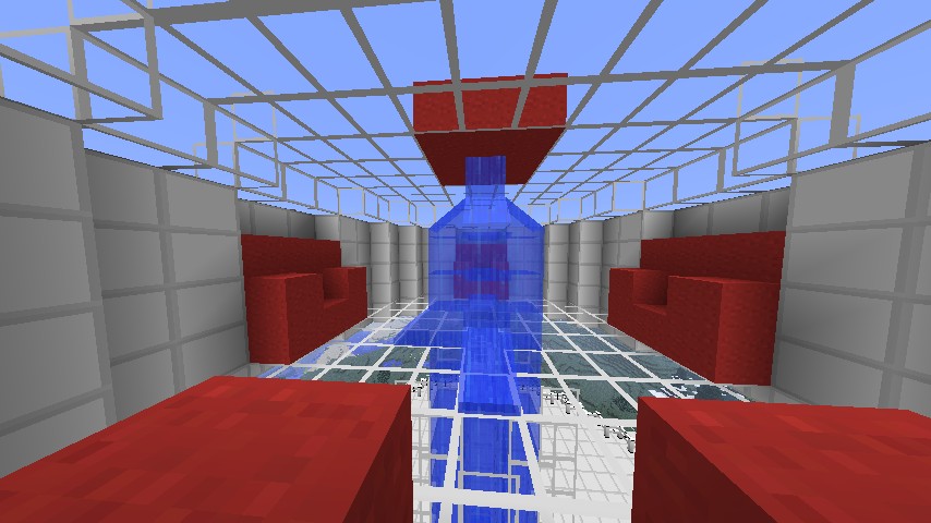 Space-Themed Bulding using Future Pack Texture Pack Minecraft Map