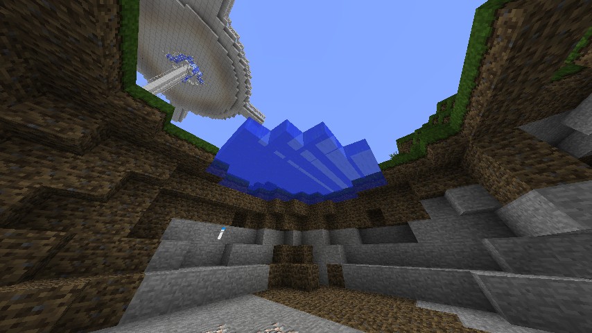 Space-Themed Bulding using Future Pack Texture Pack Minecraft Map