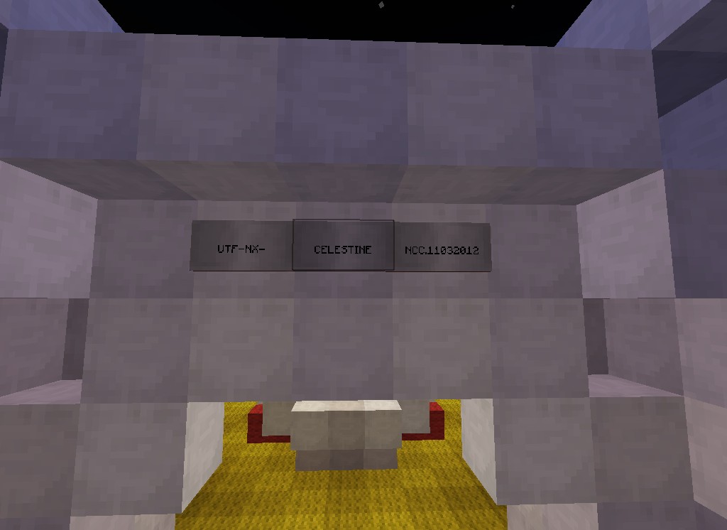 UTF-NX-CELESTINE v2.0 Minecraft Map