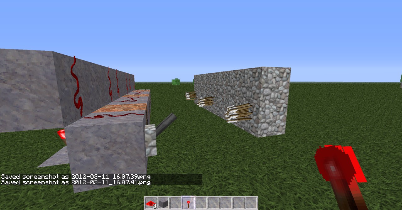 RedStone Minigun Minecraft Map