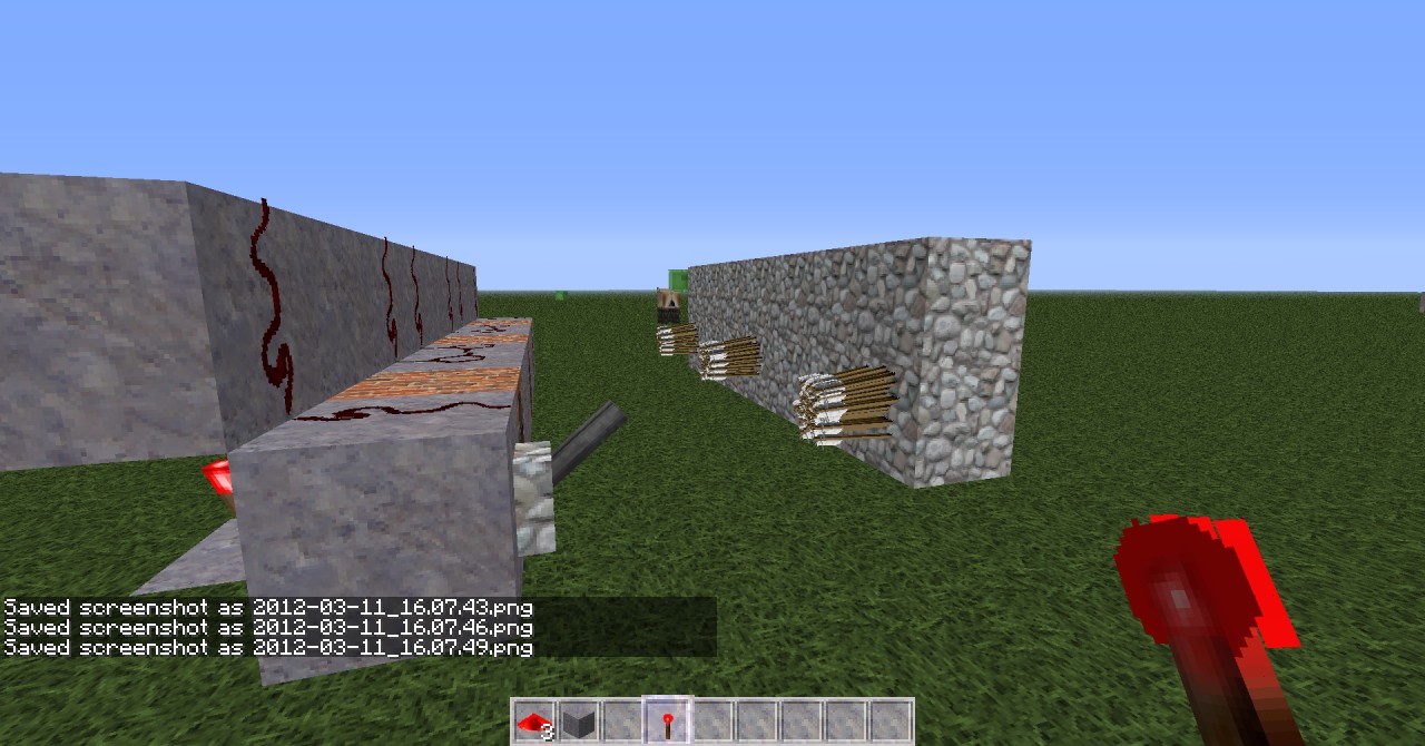 RedStone Minigun Minecraft Map