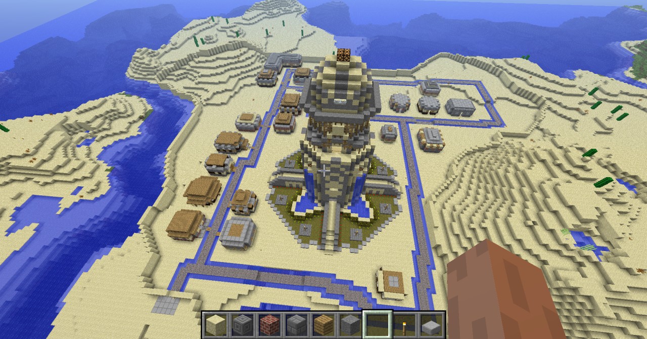 Desert forts, towns, and villages Minecraft Map
