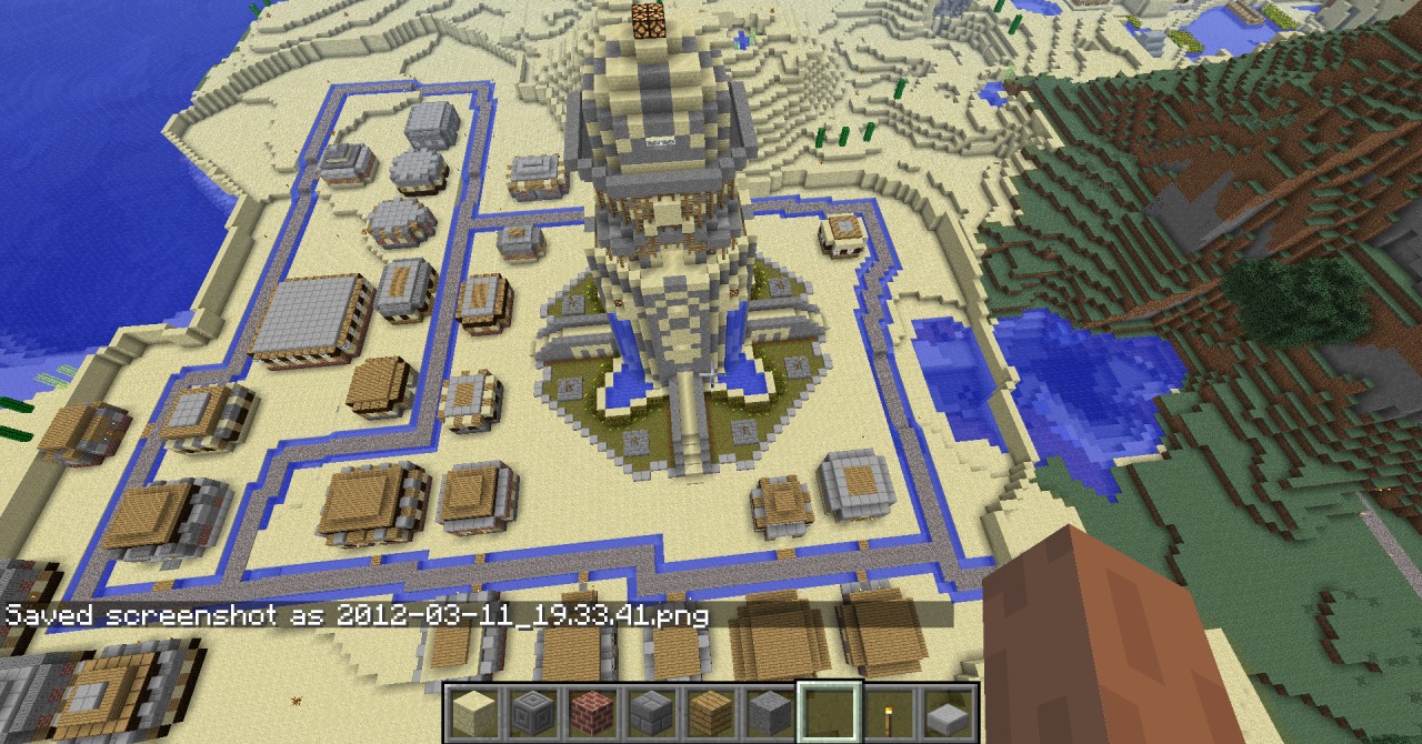 Desert forts, towns, and villages Minecraft Map