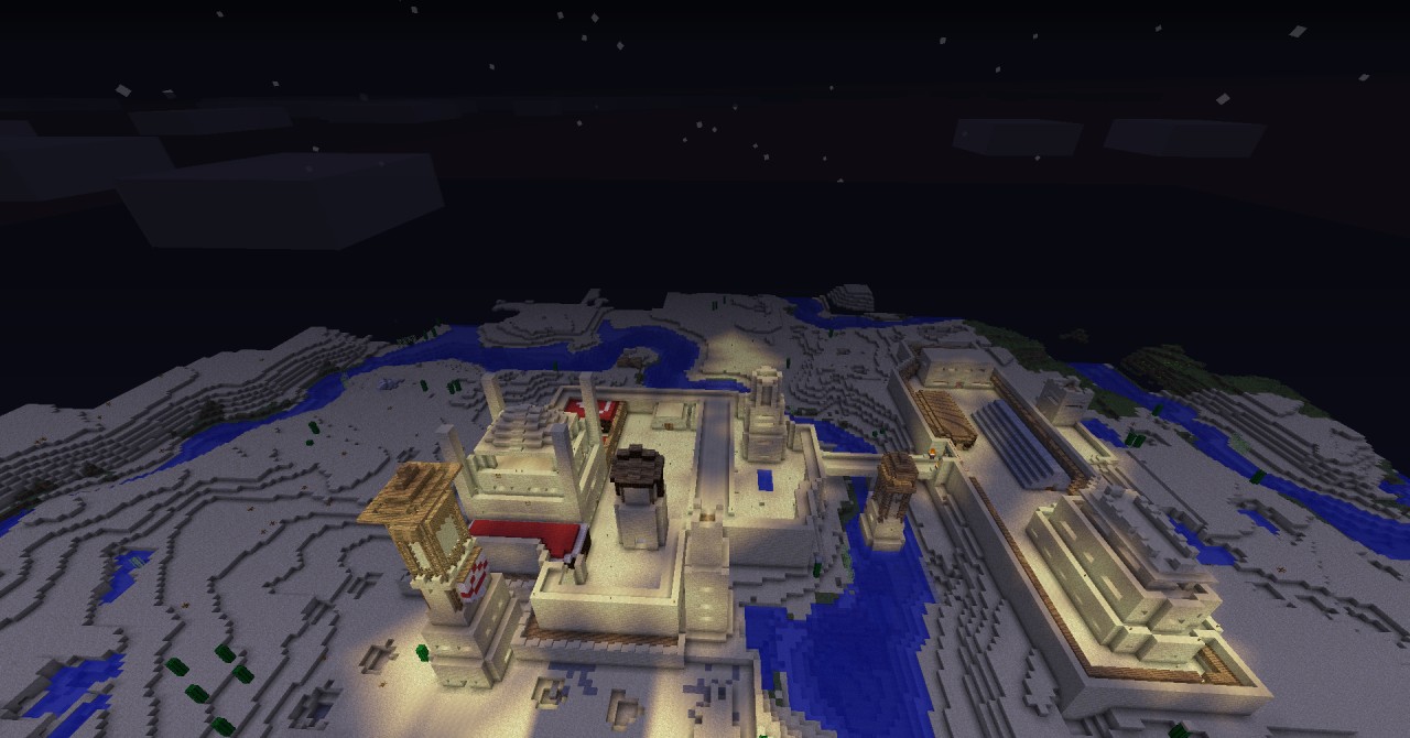 Desert forts, towns, and villages Minecraft Map