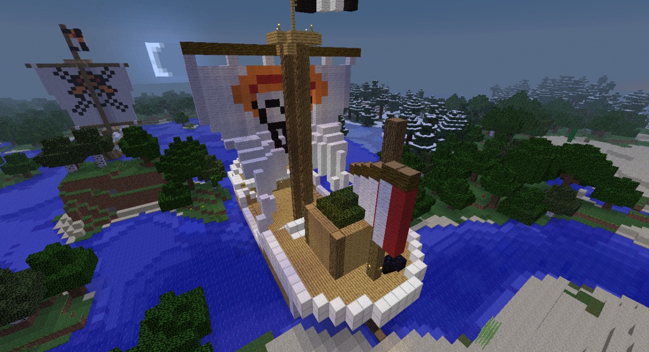 One Piece The Going Merry (ワンピースゴーイングメリー号) Minecraft Map