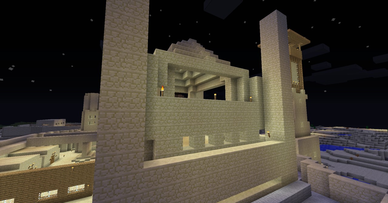 Desert forts, towns, and villages Minecraft Map