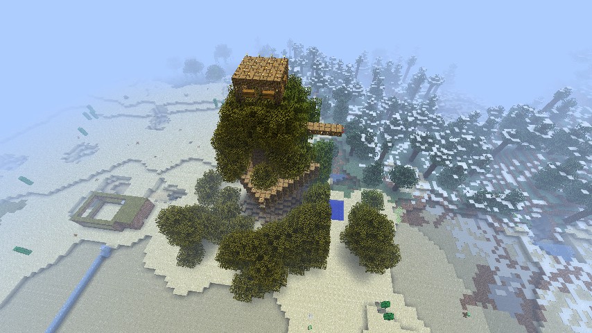 tree house Minecraft Map