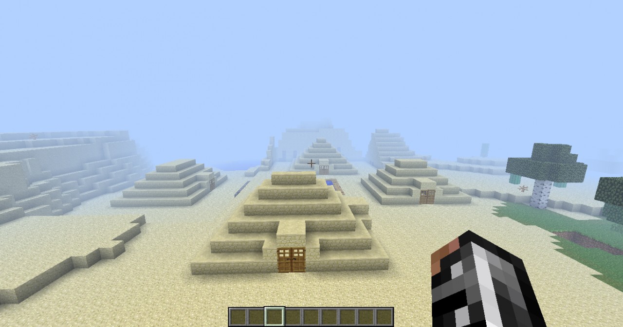 pyramid house Minecraft Map